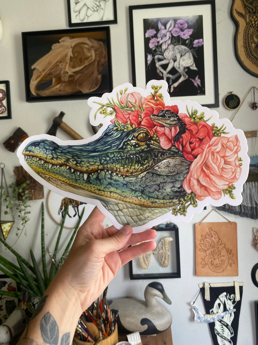 XL Sticker Mama Gator – vsteiner