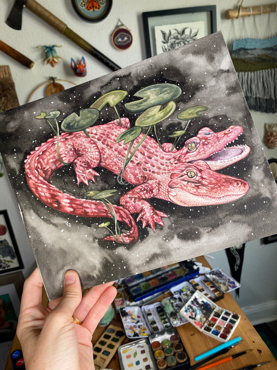 Two headed gator original – vsteiner