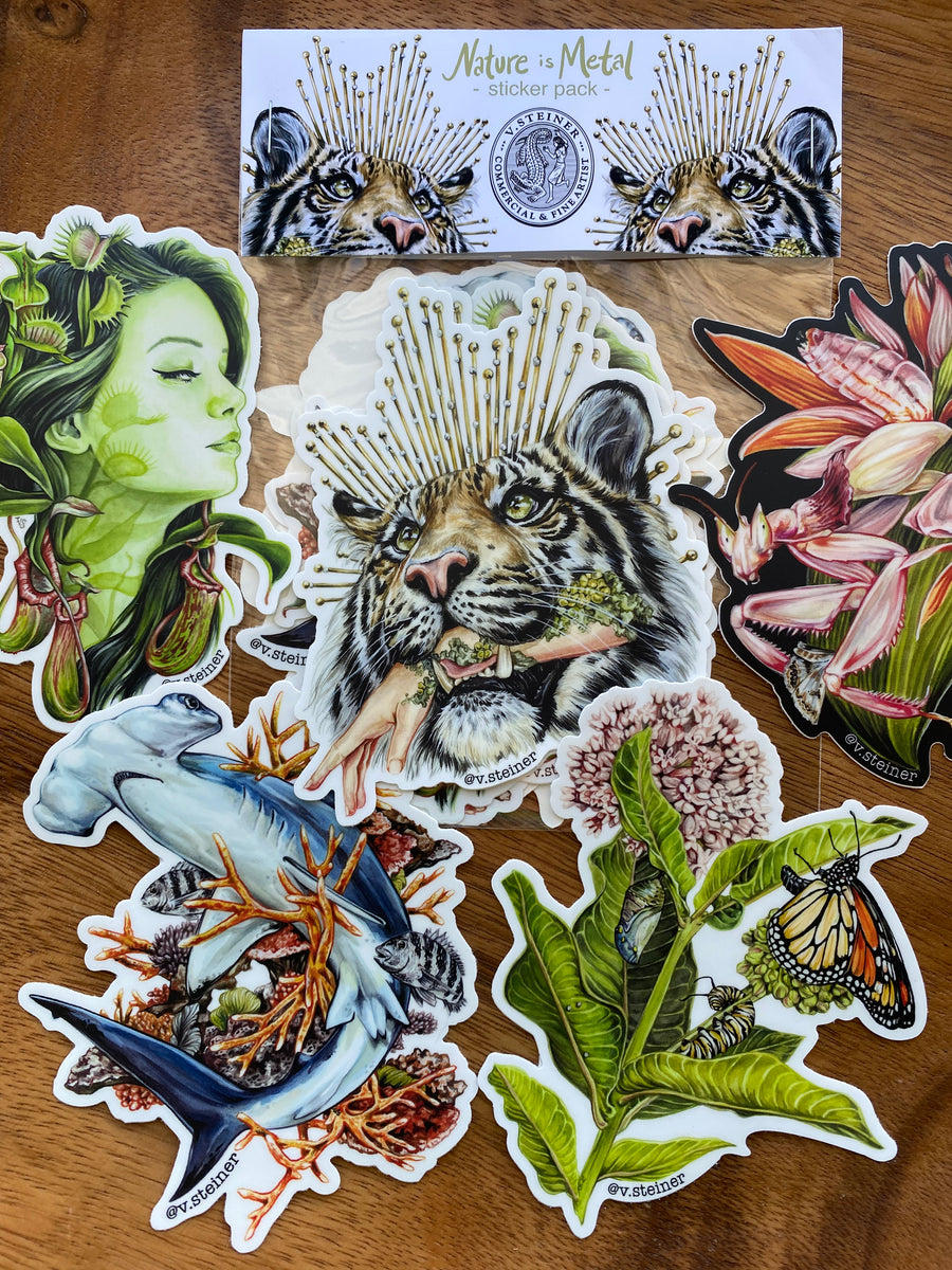 XL sticker pack of 5 – vsteiner